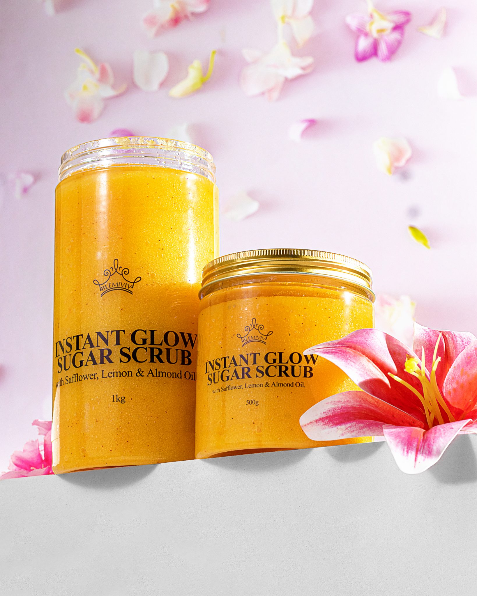 Instant Glow Sugar Scrub – Blemiviv Skin Care